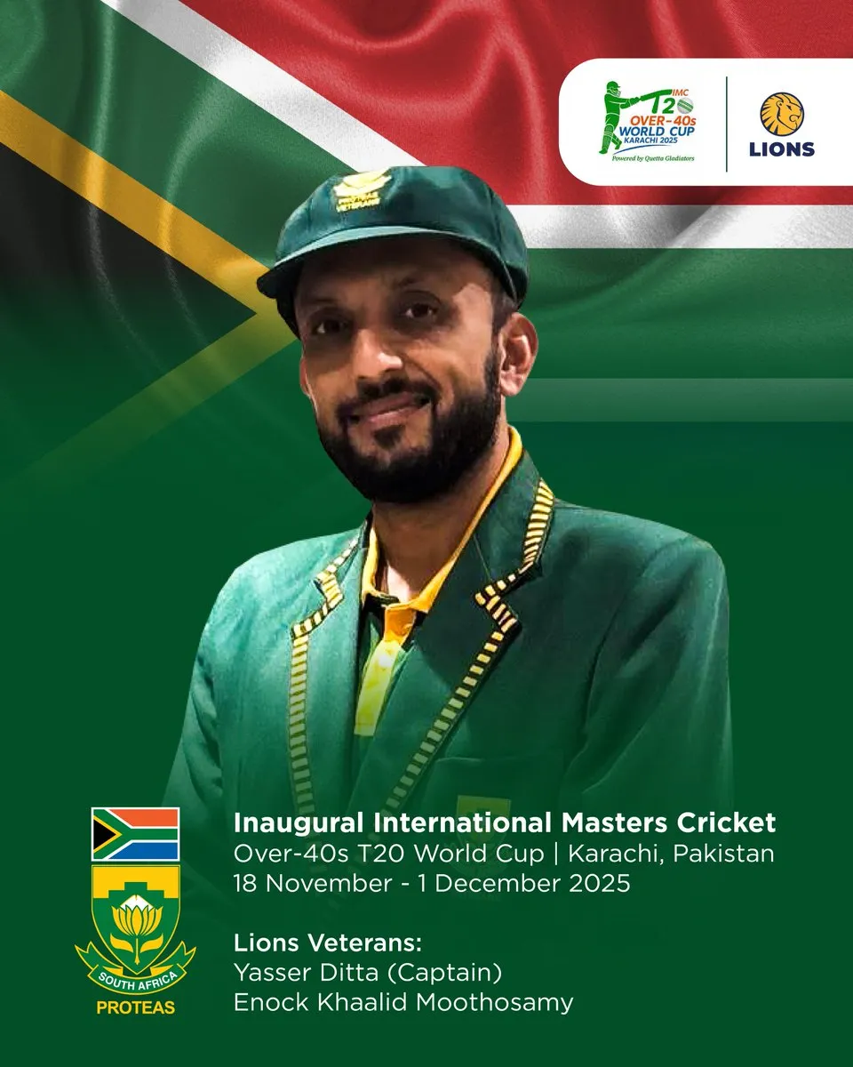 South Africa Squad For IMC Over 40s T20 World Cup: SA Players List